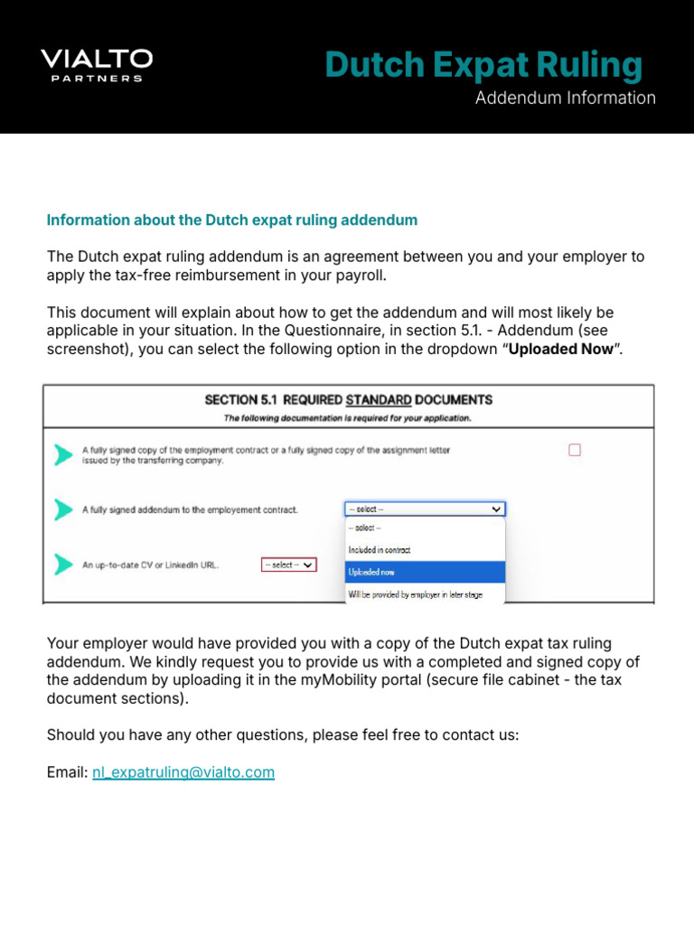 Addendum Information | PDF