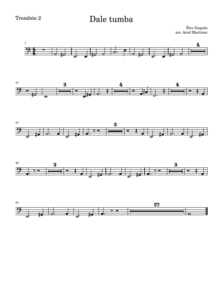 DaleTumbaTromb-Trombón_2 | PDF