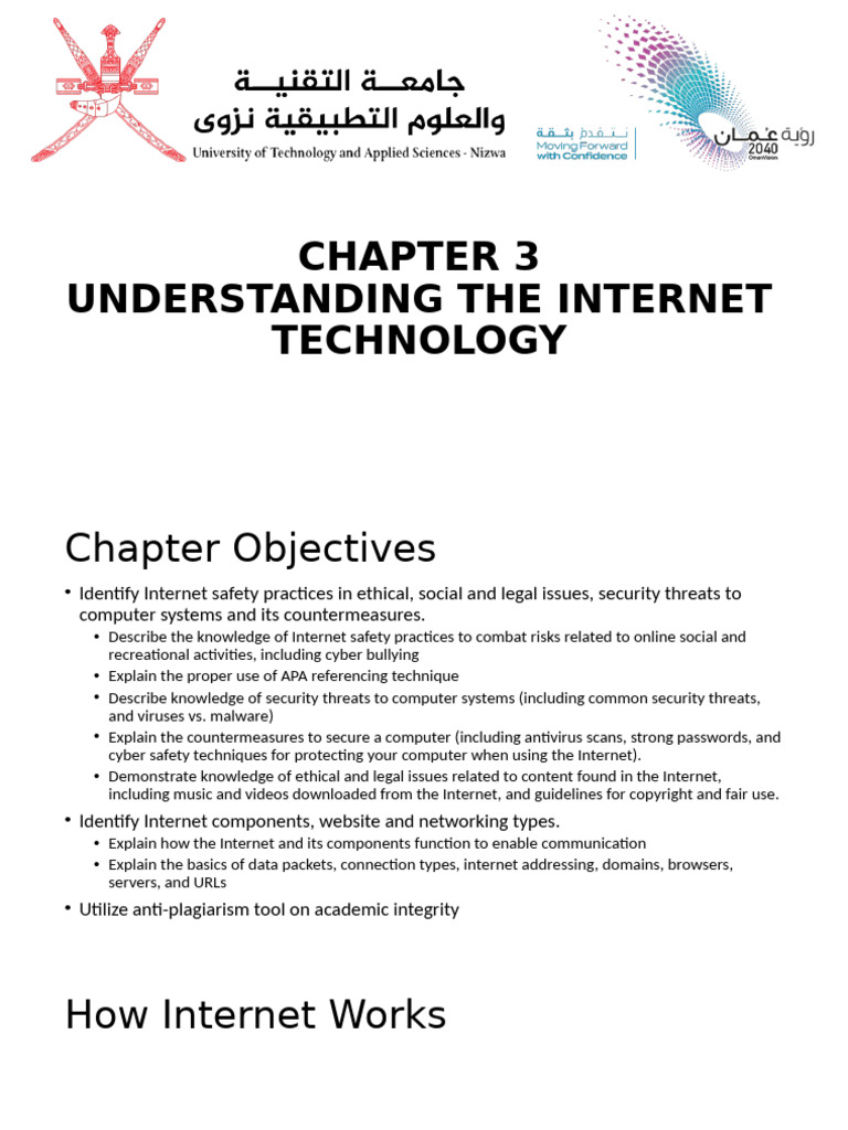 Chapter 3 - Understanding the Internet Technology | PDF