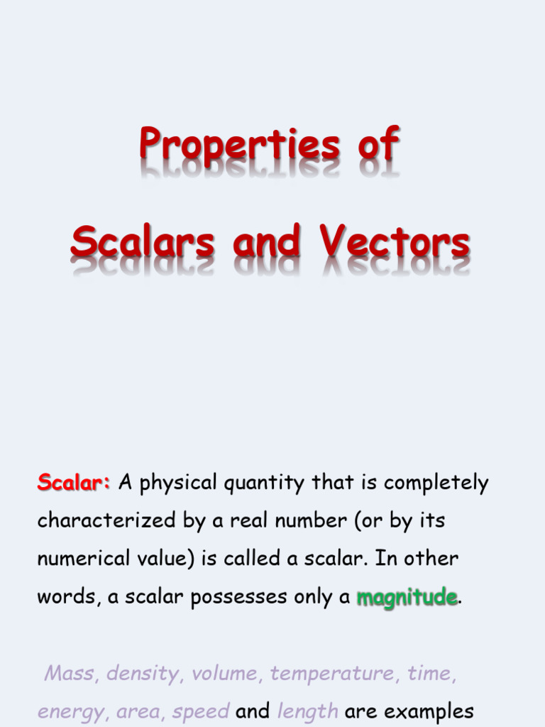 B25 Statics - Scalars and Vectors | PDF | Euclidean Vector | Velocity
