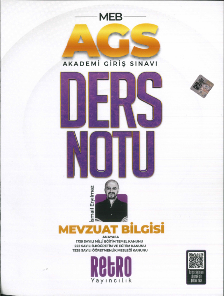 RETRO MEB-AGS MEVZUAT BİLGİSİ DERS NOTU (Kpssgruplar1) | PDF