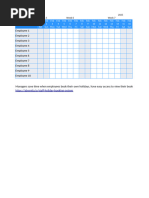 2024 Staff Leave Planner Template | PDF