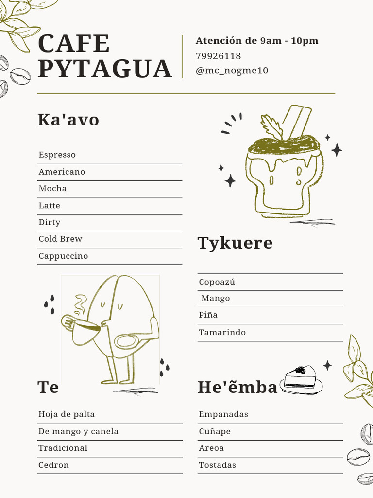 Black and White Doodle and Simple Cafe Menu - 20250217 - 190515 - 0000 ...