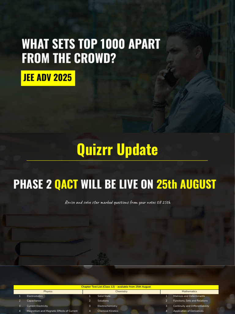 What Sets Top 1000 Apart From The Crowd - Qapt 2 | PDF | Chemistry ...