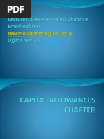 TAX228 - Capital Allowances - Recoupment 2025 | PDF | Tax Deduction | Taxes