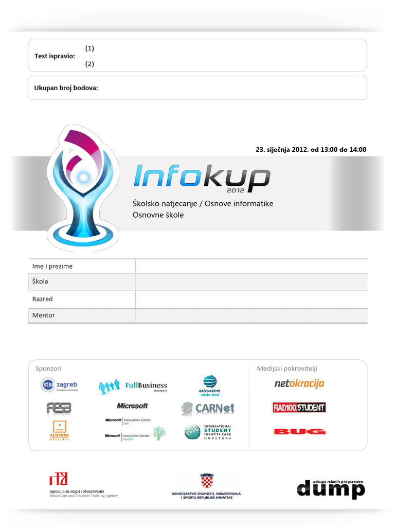 Osnove_informatike-Zadaci (1) | PDF