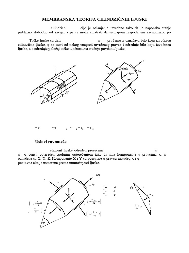 13.5.20. LJUSKE-bezmomentna Teorija - 3. Predavanje | PDF