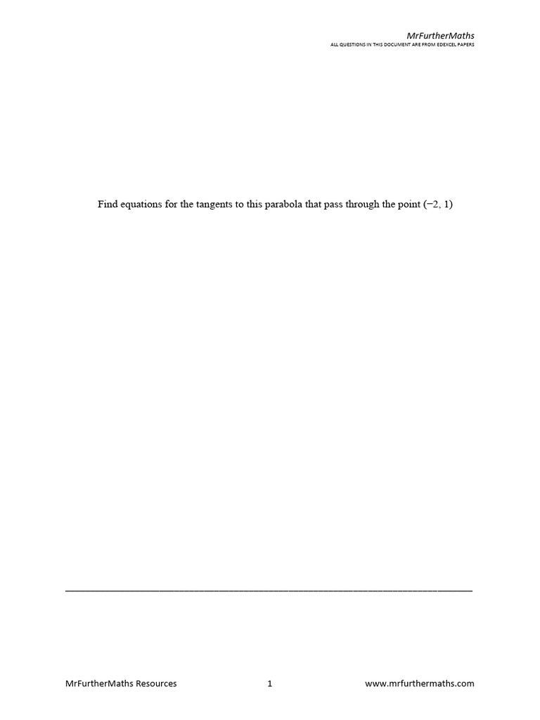 9FM0-3A Topic 4 Coordinates System Exam Questions | PDF | Geometric ...