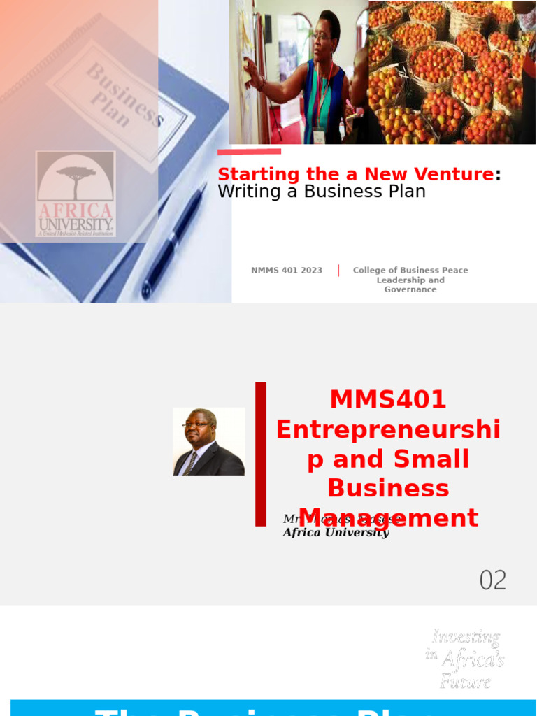Writing A Business Plan-Revised | PDF | Entrepreneurship | Feasibility Study
