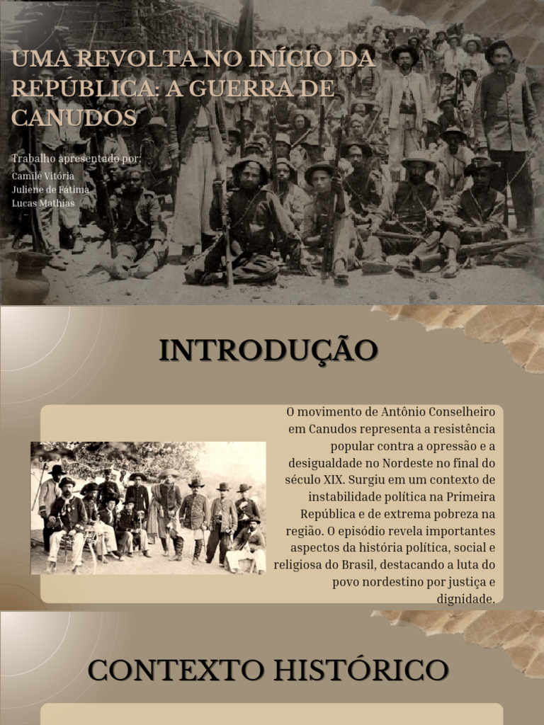 Uma Revolta No Início Da República a Guerra de Canudos_20250228_085404 ...