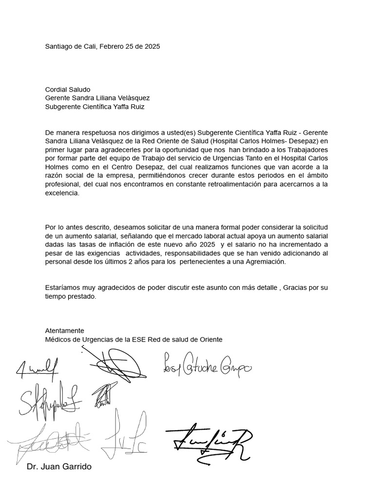 CARTA FIRMADA -firmado | PDF