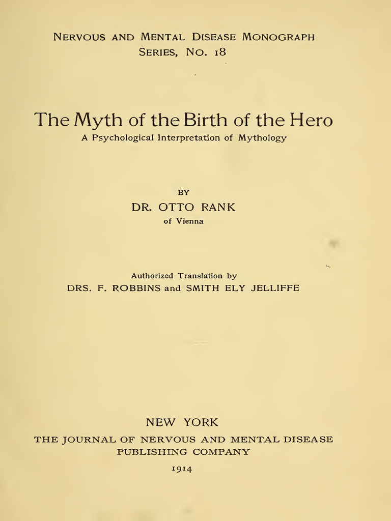Otto Rank Myth of Birth Hero | PDF | Oedipus | Romulus And Remus