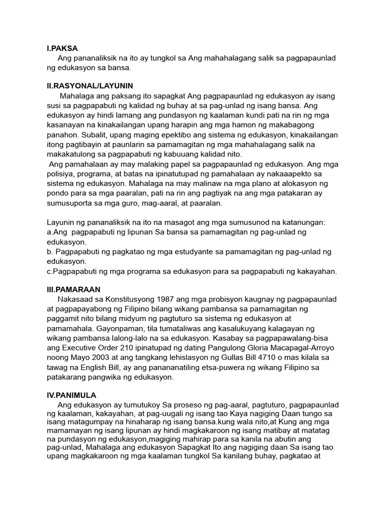 Ang Epekto NG Sosyal Midya Sa Pag-Uugali NG Kabataan" | PDF