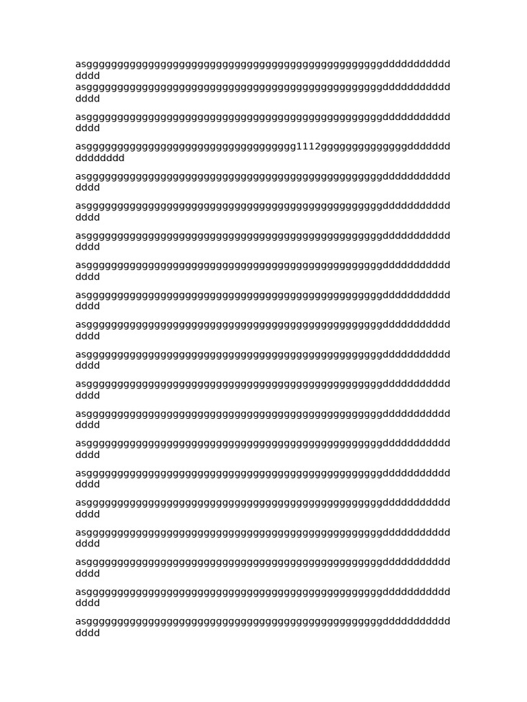 Placeholder Text Document | PDF