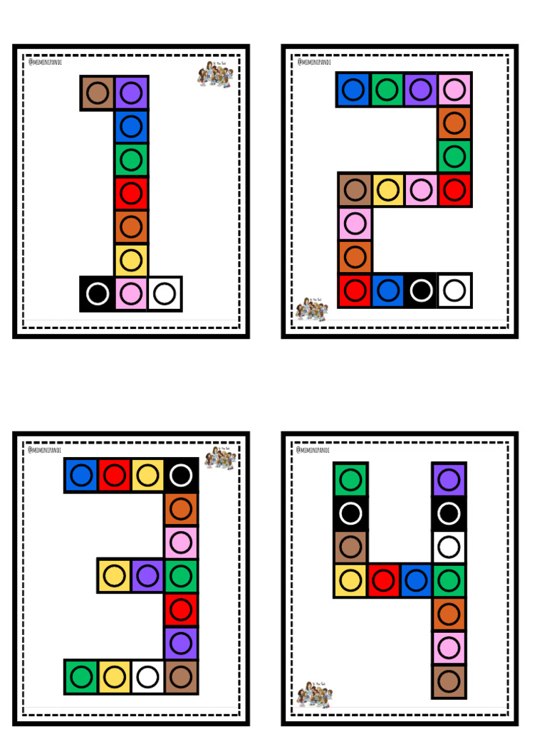 Números con policubos | PDF