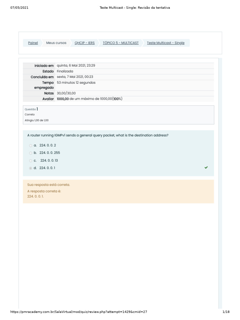 Multicast Test Review Results | PDF | Internet | Routing