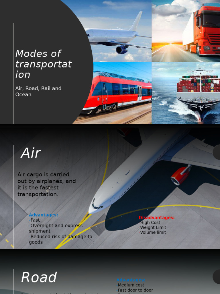 Emanuel Lopez - Modes of Transportation | PDF | Cargo | Trailer (Vehicle)