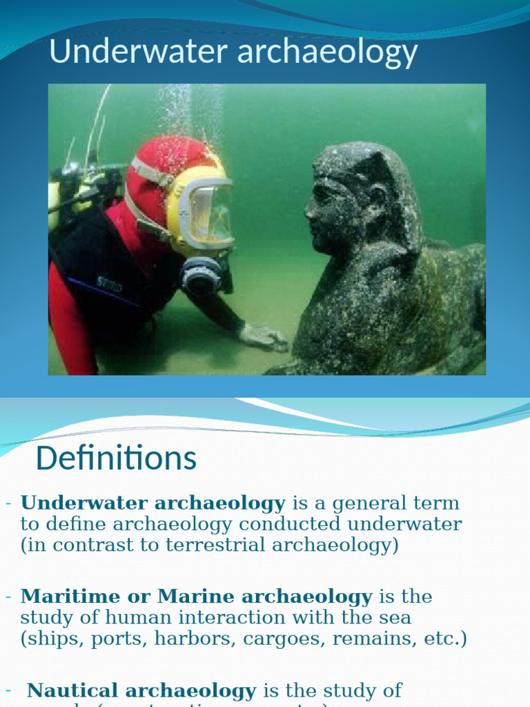 Underwater Archaeology Techniques Guide | PDF