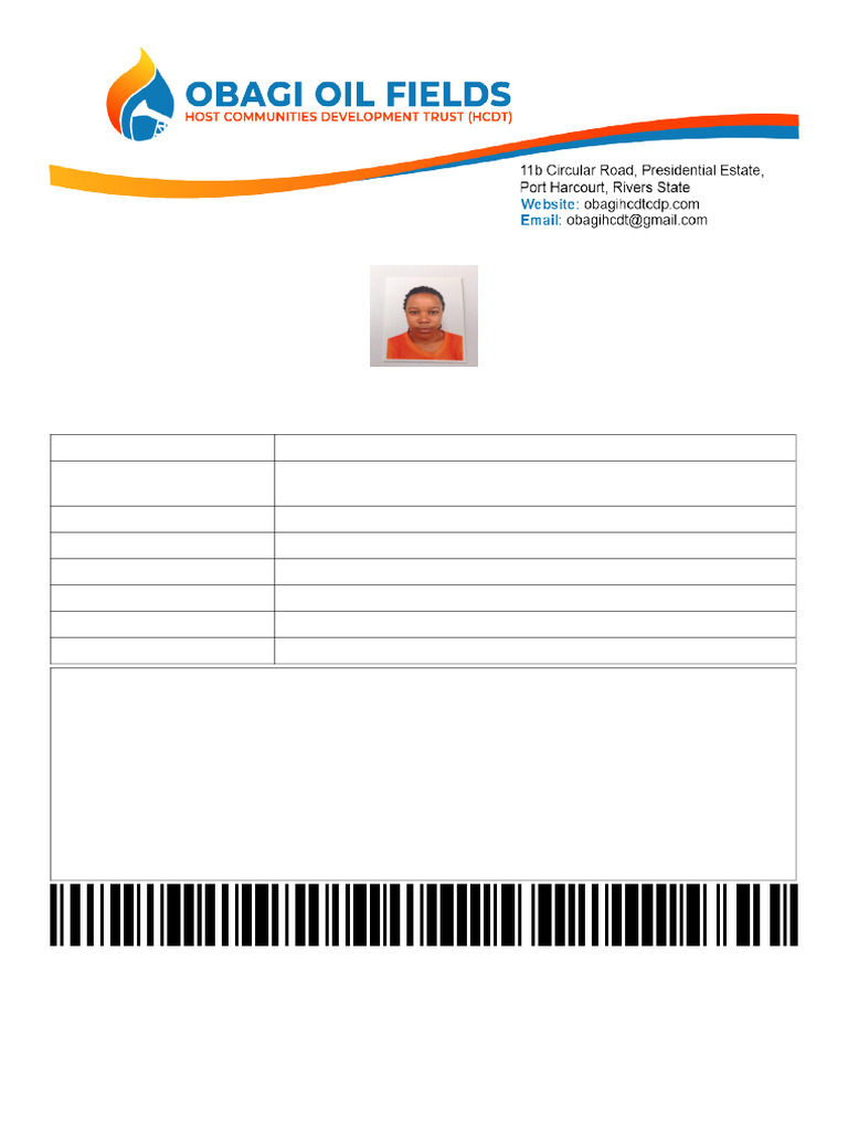 Loveth Emmanuel 4895 Examination Slip | PDF