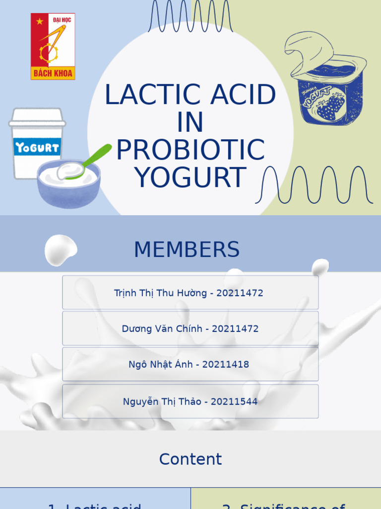 Probiotic Yogurt | PDF