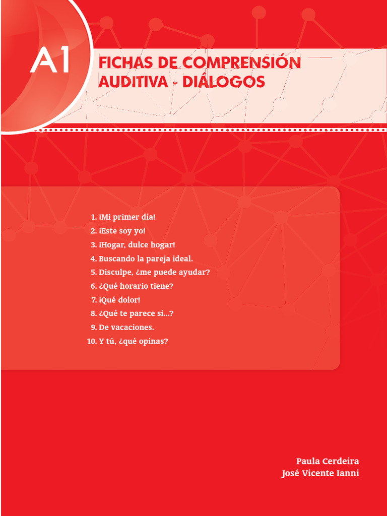 Fichas Comprensión Auditiva A1 | PDF