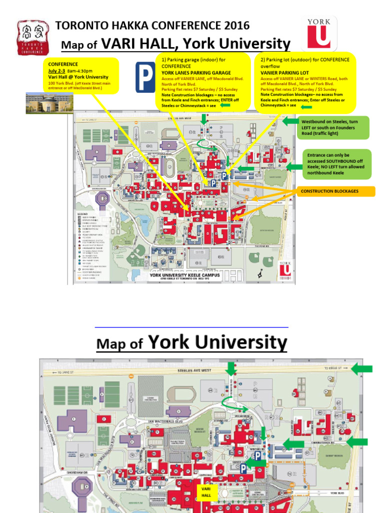 map_Vari_Hall_York_U_parking_May31 | PDF | Transport Infrastructure ...