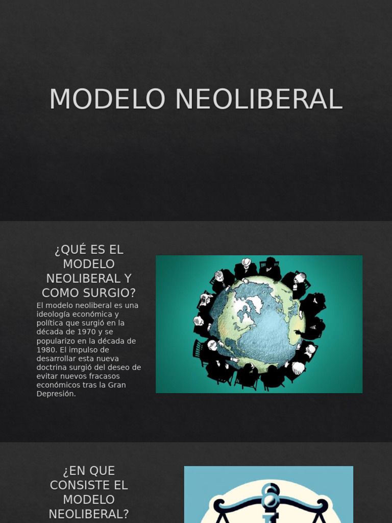Modelo Neoliberal | PDF