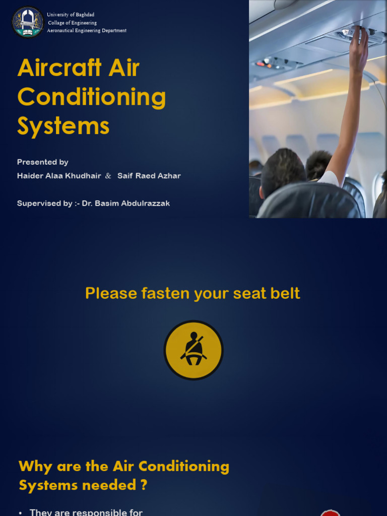 Aircraft Air Conditioning Systems | PDF | Air Conditioning | Applied And Interdisciplinary Physics