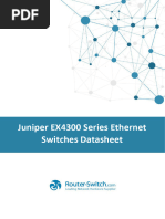 Switch Juniper EX4650 (Datasheet) | PDF | Networking | Multiprotocol ...