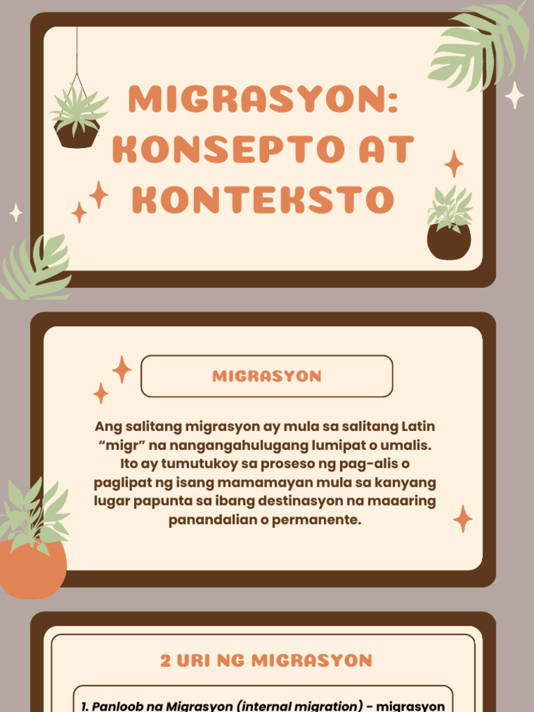 Migrasyon | PDF