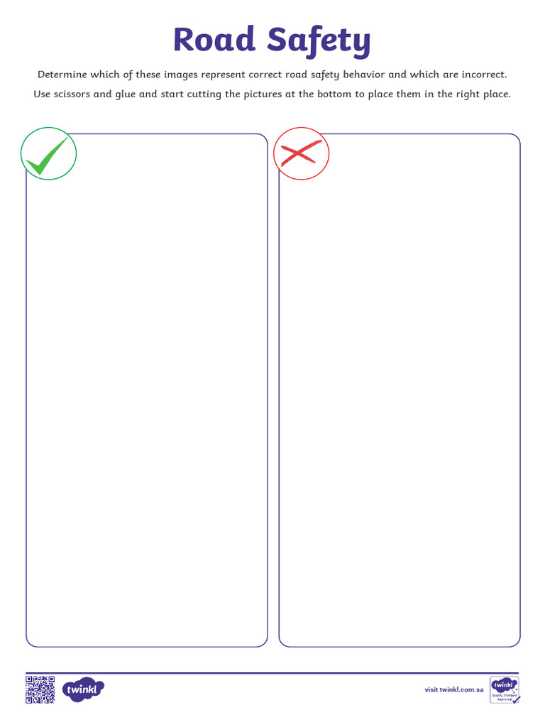 Road Safety Behavior Activity | PDF