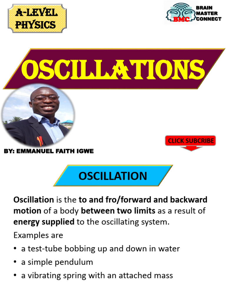 Understanding Oscillations in Physics | PDF | Oscillation | Damping