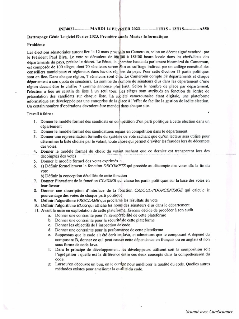 Épreuves GL | PDF