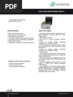 Arteche DS BJ8 R en | PDF | Relay | Electromagnetic Compatibility