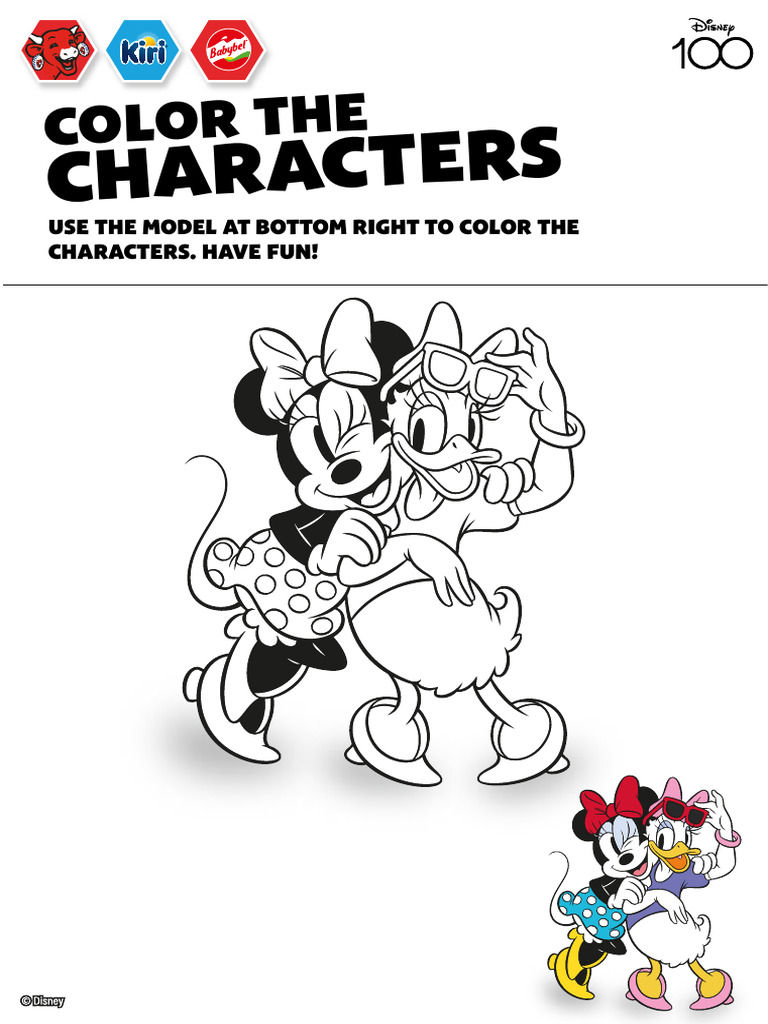 Color The Characters | PDF