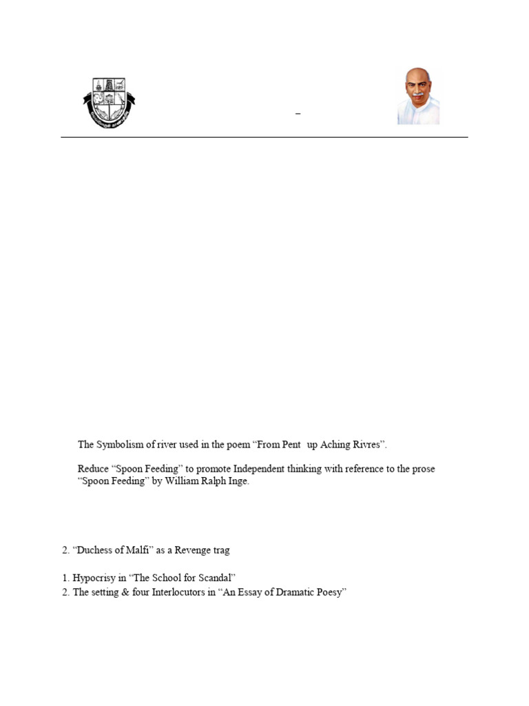 UG Assignment Topics For November 2024 Examination | PDF | Poetry | English Literature