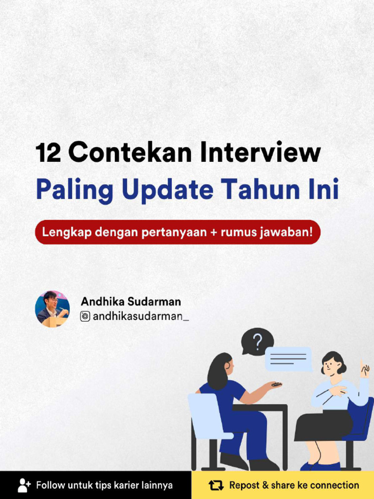 Contekan Interview, HRD Approved! | PDF