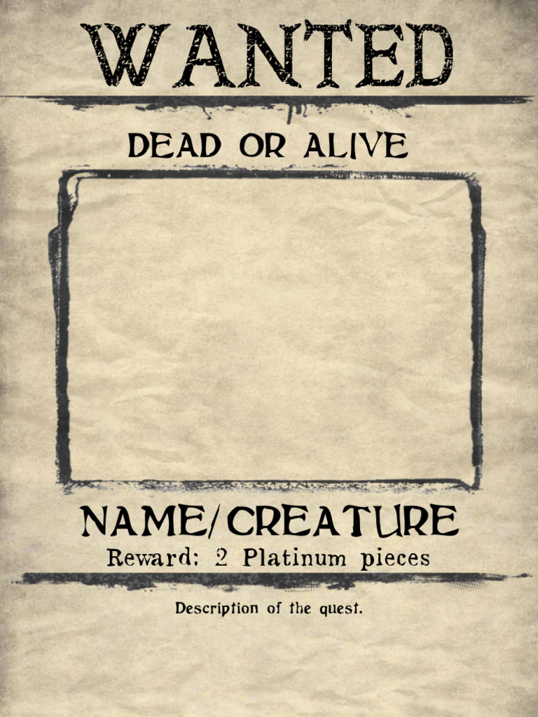 Bounty Quest: Dead or Alive Reward | PDF