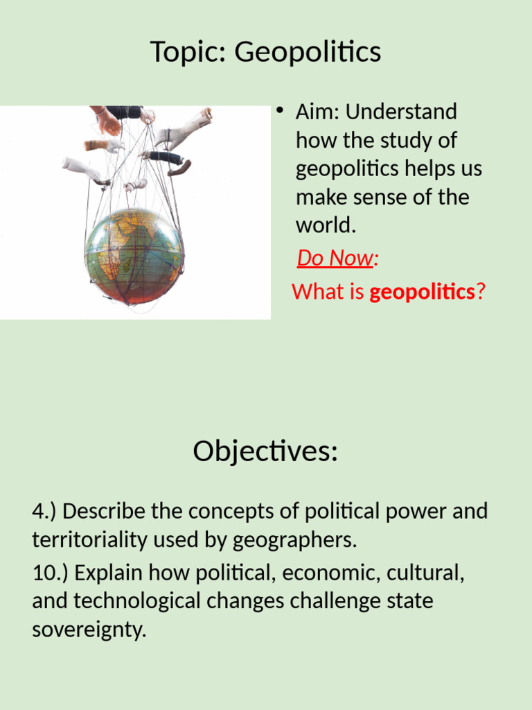 6 Political - Geopolitics Supranationalism | PDF | Geopolitics ...