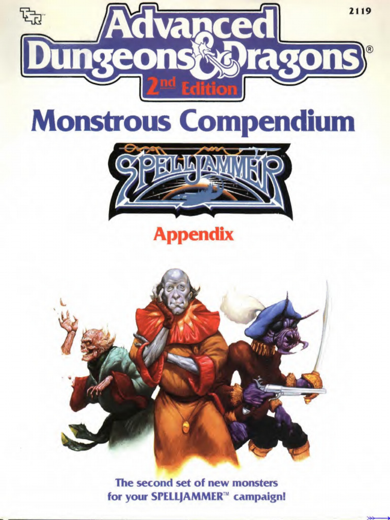 Spelljammer - Monstrous Compendium Appendix II | PDF