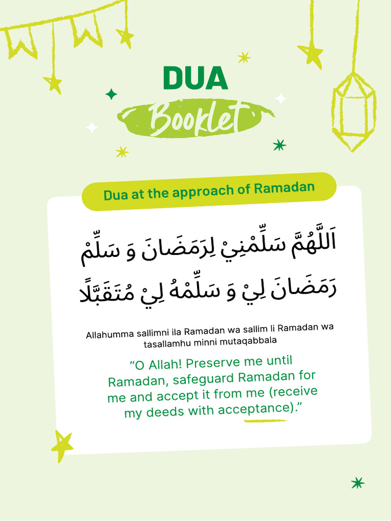 Dua Booklet | PDF | Sharia | Semitic Words And Phrases