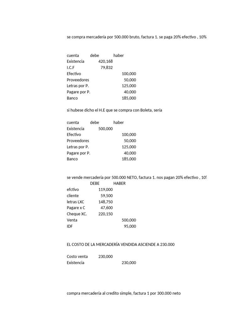 Ej. Conta. Guia 3, Modulo 1 | PDF