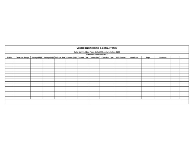 PFI Inspection Catalog | PDF