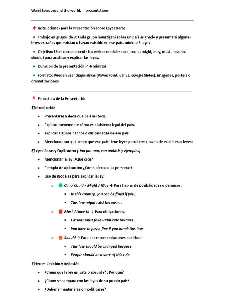 Weird Laws Around The World | PDF