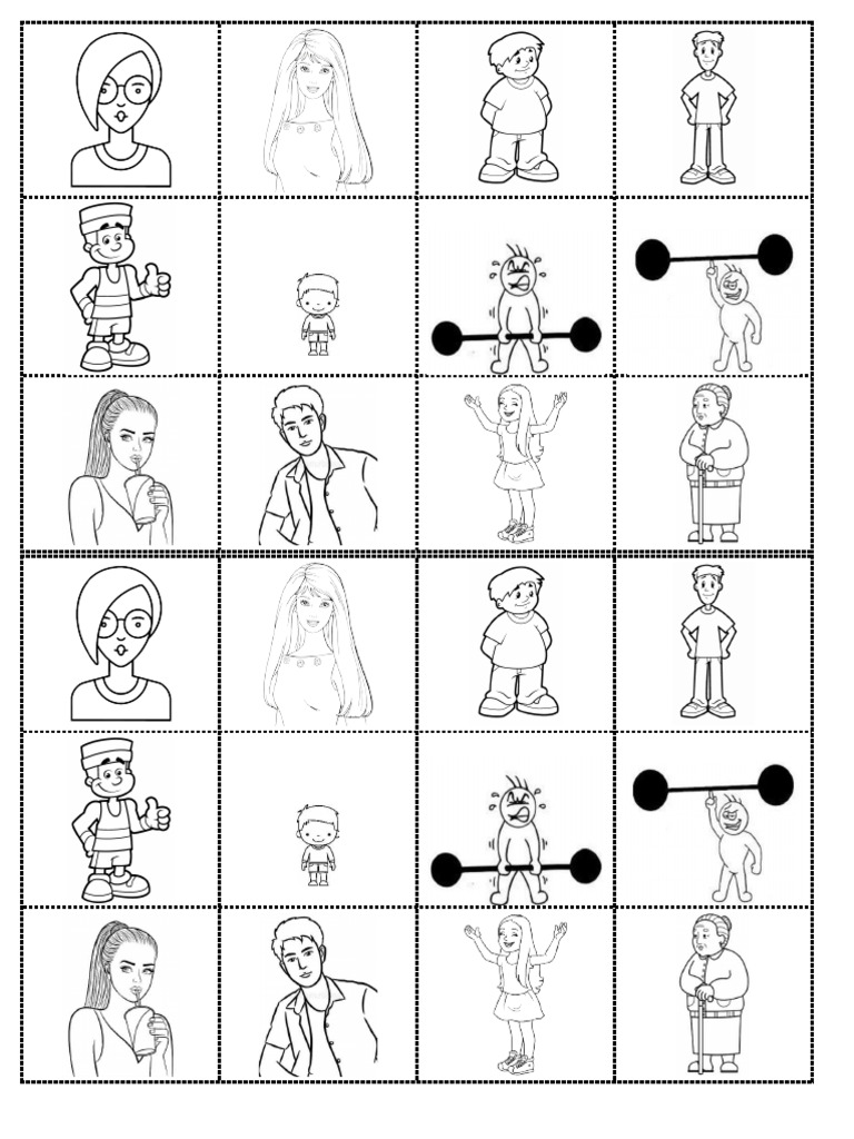 Ficha 1 - Tall or Short Vocabulary | PDF