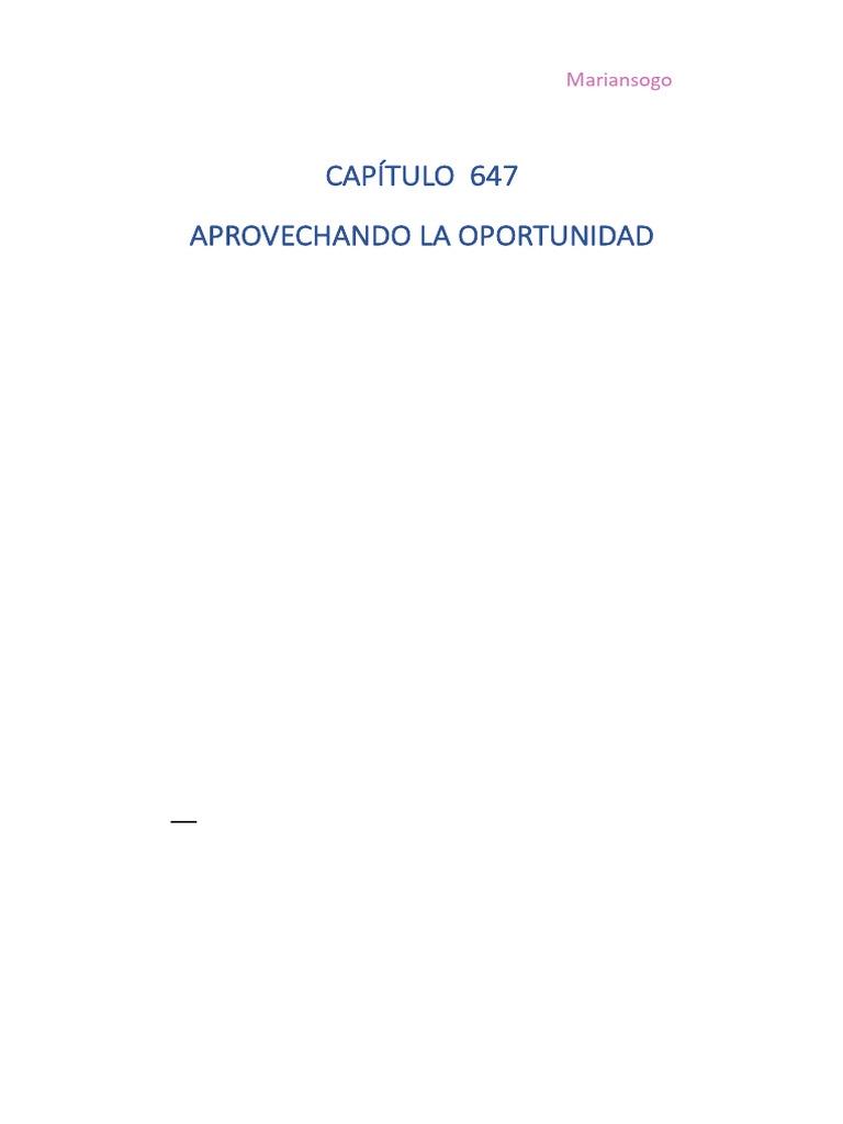 Capítulo 647 | PDF