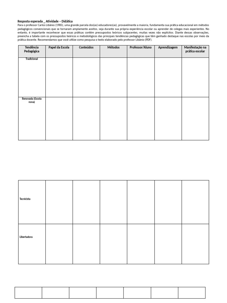 Atividade Didã¡Tica | PDF