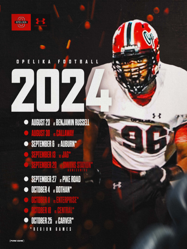 2024 Ohs Football Schedule | PDF