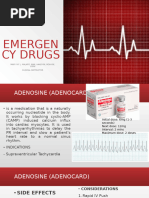 Emergency ICU Drugs List Final | PDF