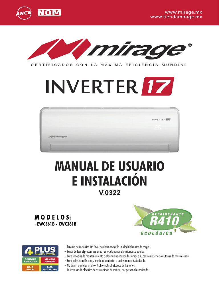 Manual Inverter 17 (3tons) | PDF
